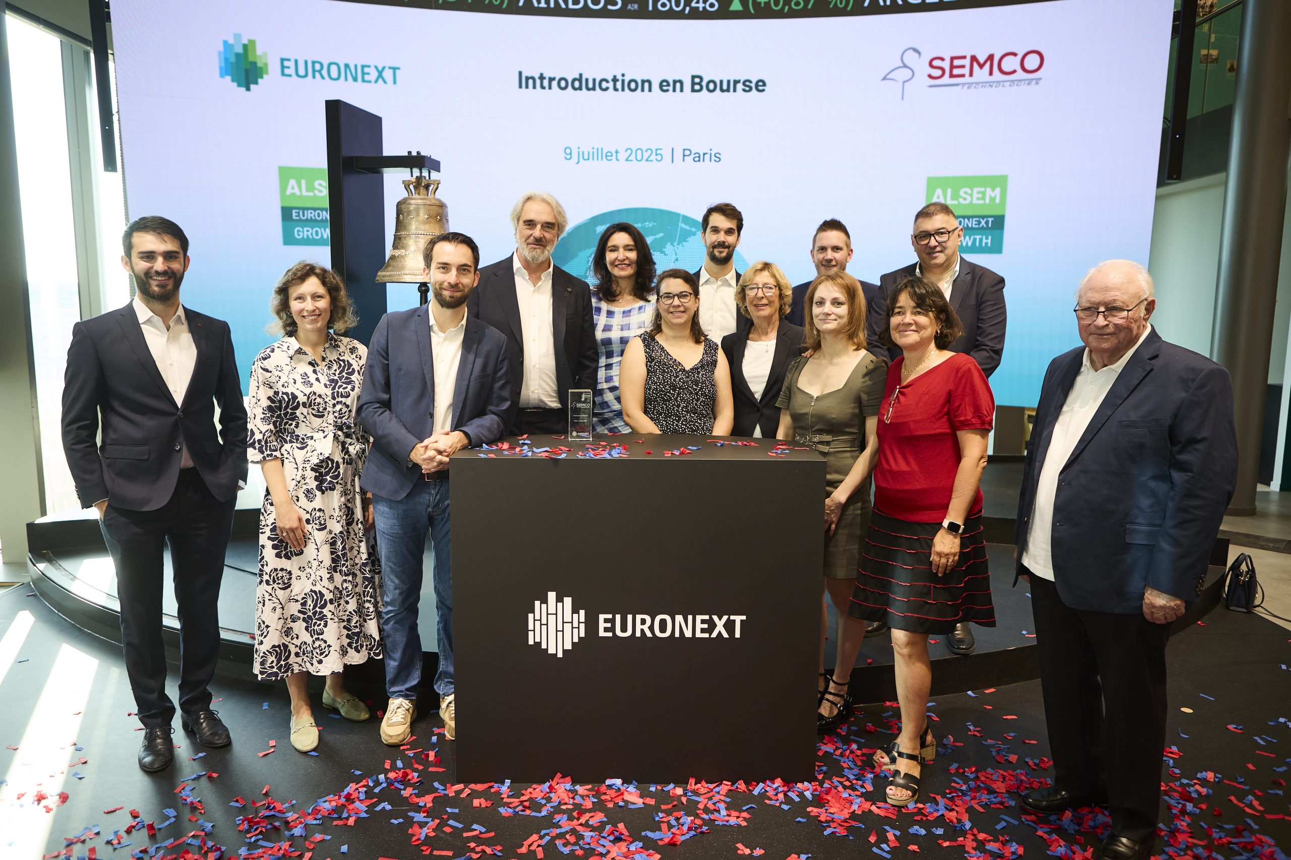 SEMCO Technologies annonce le très large succès de son introduction en ...
